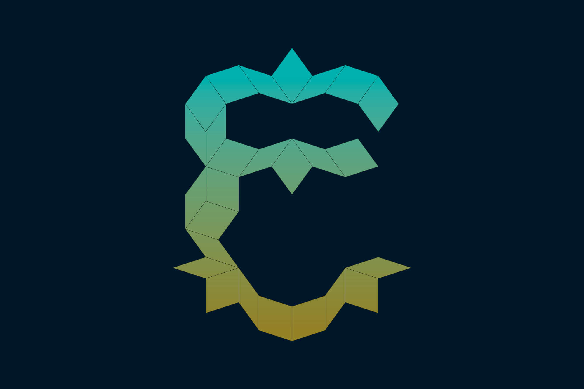 Type Design Penrose Tessellation – Ida Welsch Portfolio